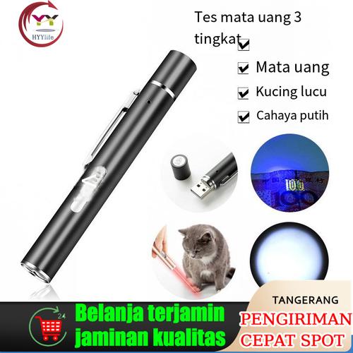Jual 3in1 Pen Pointer Senter Tembakan Panjang Laser Untuk Interaktif ...