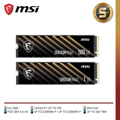 Promo MSI SPATIUM M461 PCIe 4.0 NVMe M.2 - 1TB Cicil 0% 3x - Jakarta ...