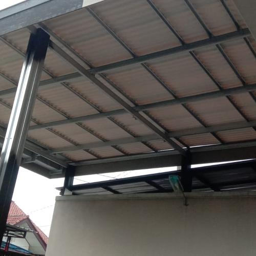 Jual kanopy rangka baja ringan dan atap alderon singgel layer - Kab ...