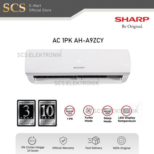 Jual Sharp AC 1PK AH-A9ZCY Air Conditioner 765 Watt LOW WATT 1PK - Kota ...