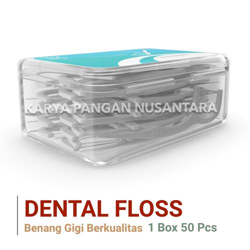 Jual TUSUK GIGI DENTAL FLOSS PICKS TUSUK GIGI BENANG DENTAL STICK BOX ...