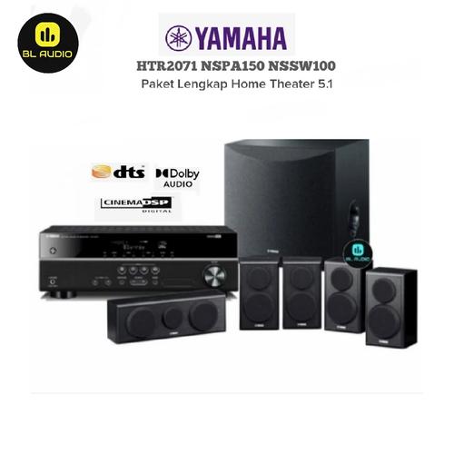 Jual Yamaha HTR 2071 NSPA 150 NSSW 050 Paket Lengkap Home theater 5.1 ...