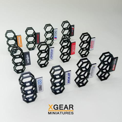 Jual XGEAR TIRE & RIMS DISPLAY RACK 3 TIERS HEXA for DIORAMA DETAILING ...