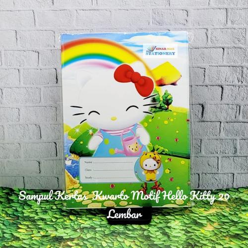 Jual Sampul Buku Tulis Kwarto Motif Gambar Karakter Hello Kitty (20 ...
