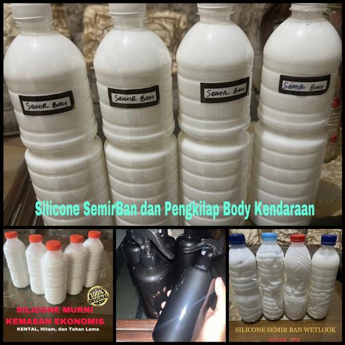 Jual Silicone Semir Ban dan Pengkilap Body Kendaraan Wetlook Glosy Restorer - 600Ml - Kota ...