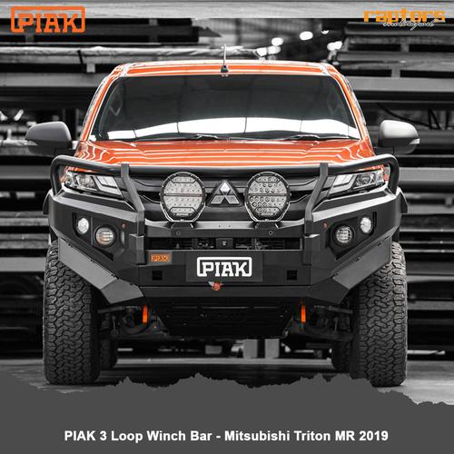 Jual PIAK bullbar 3 Loop Winch Bar Mitsubishi Triton MR 2019 - Kab ...
