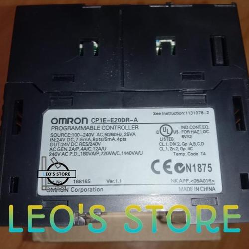 Jual Plc Omron Cp1E-E20Dr-A Cp1Ee20Dra - Jakarta Barat - Industrial Automation Solution | Tokopedia