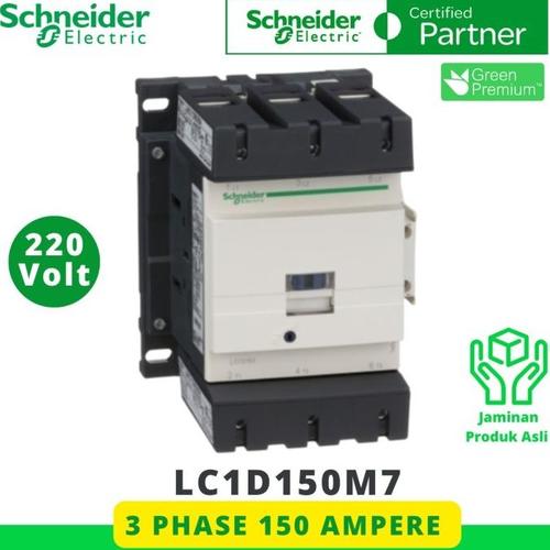 Jual Kontaktor 3P 150A 3 Phase 150 Ampere Lc1D150M7 Sni Contactor ...