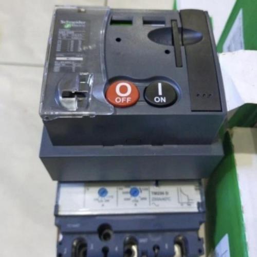 Jual Schneider Mccb Nsx250N 3P 250A + Motorized Uvt Aux Original ...