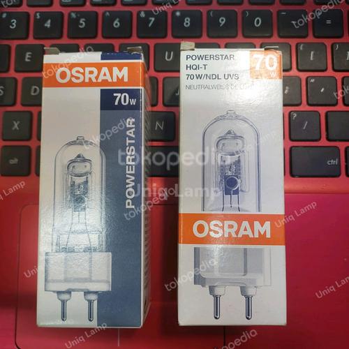 Jual Osram HQI T 70W NDL WDL / HQI-T 70W Putih Kuning UVS - Kuning ...