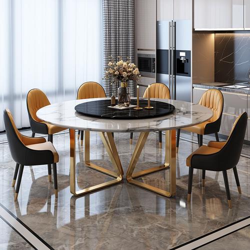 Jual MEJA MAKAN STAINLESS TOP MARMER MINIMALIS MODERN - DINING TABLE ...