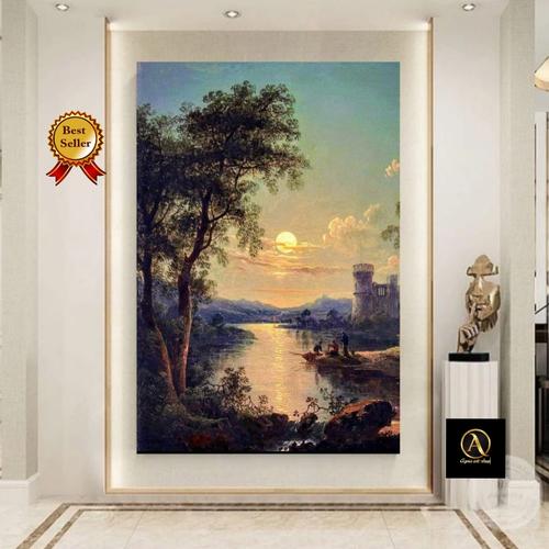 Jual lukisan pemandangan eropa bingkai dekorasi - Kab. Bandung - AGNIA ...