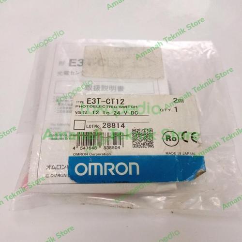 Jual E3T-Ct12 2M Omron Photolectric Switch - Jakarta Barat - Industrial Automation Solution ...