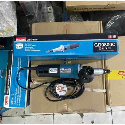 Jual MESIN DIE GRINDER / GERINDA BOTOL LURUS 1/4" 750W MAKITA GD0800C - Kota Makassar - SPTools ...