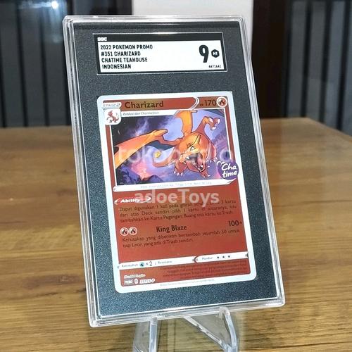 Jual CHARIZARD CHATIME SGC 9 Kartu Pokemon no psa bgs 10 base ex gx v ...
