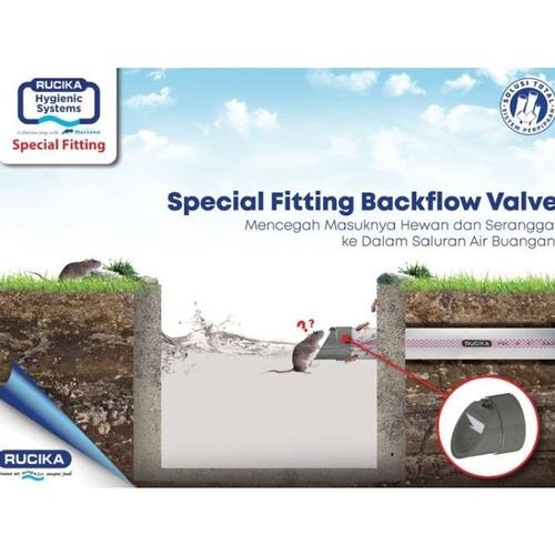 Jual Back Flow Valve 3" Inch Pvc Rucika - Fitting Katup Searah ...