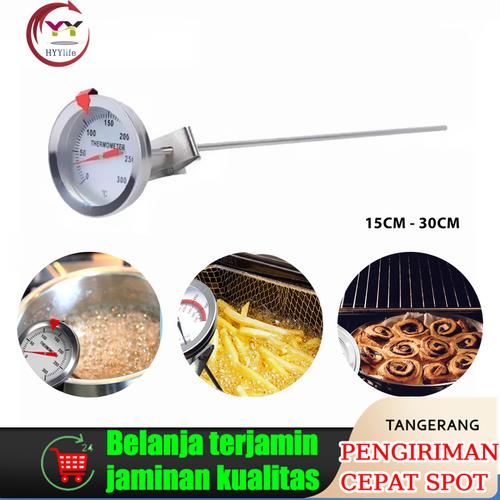 Jual Thermometer Minyak Goreng Makanan Thermometer BBQ Oil Thermometer ...