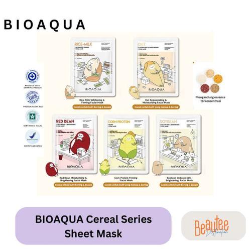 Jual BIOAQUA Cereal Series Sheet Mask - OAT - Kab. Tangerang - Beautee ...