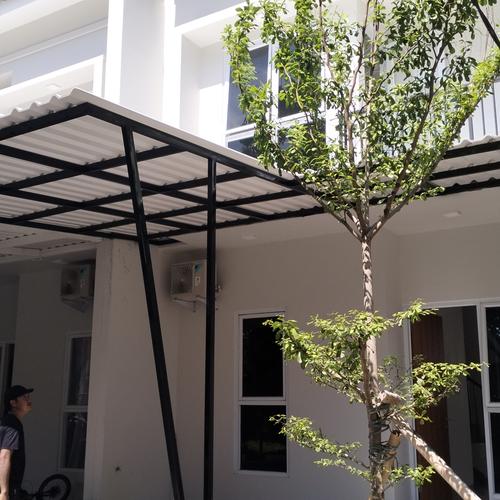 Jual kanopy rangka besi holo dan atap alderon dabble layer - Kab ...