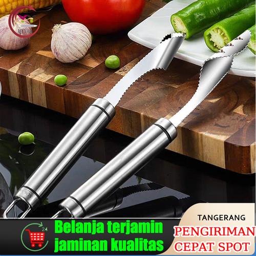 Jual Bahan Stainless Steel 430 Alat Penghilang Biji Buah Cabai Gadget ...