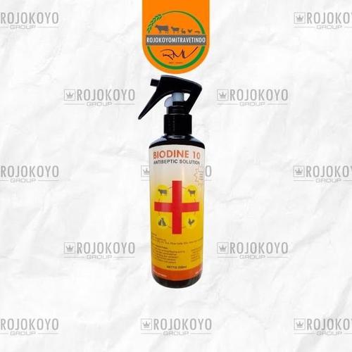 Jual Biodine-10 Spray Antiseptik Luka Infeksi Kulit Hewan - Kota Bogor ...