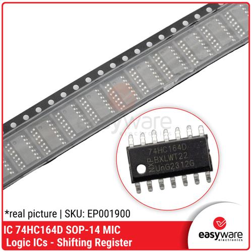 Jual IC 74HC164D SOP-14 MIC 74HC164 SMD IC SHIFT REGISTER LOGIC - Kota Bandung - EasyWare ...