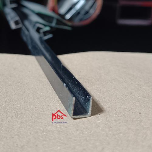 Jual LIS U ALUMUNIUM / SAMBUNGAN POLYCARBONATE / LIS U SILVER / LIS U ...