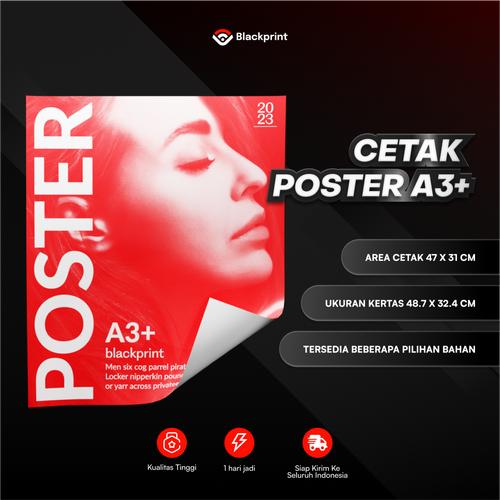Jual Print A3+ Color/ Print Poster A3+/ Print Art Paper/ Cetak Art ...