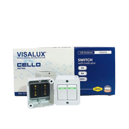 Jual SAKLAR SERI OB / SWITCH SERI OB. VISALUX | VS6210| ORIGINAL - Kota ...