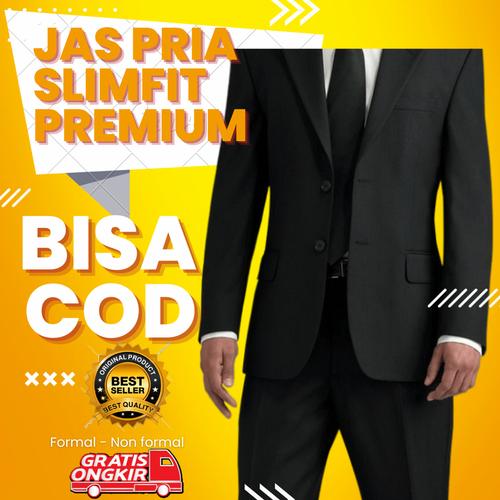 Jual JAS WISUDA / JAS NIKAH / JAS FORMAL / JAS PRIA / JAS SLIMFIT - Hitam, XS - Kota Surabaya ...