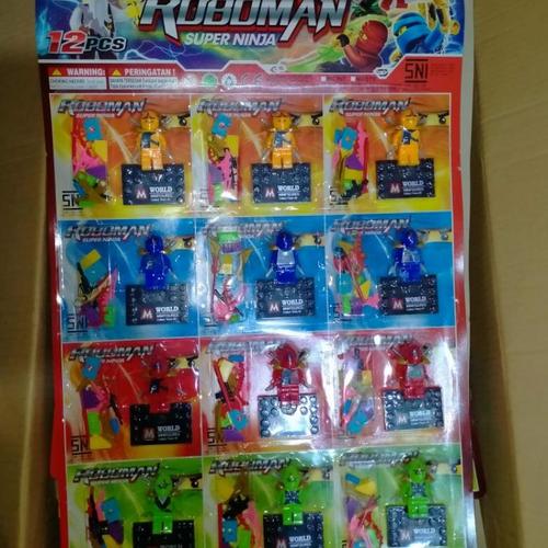 Jual 1 lembar lego roboman ninja isi 12 pcs - Jakarta Barat ...