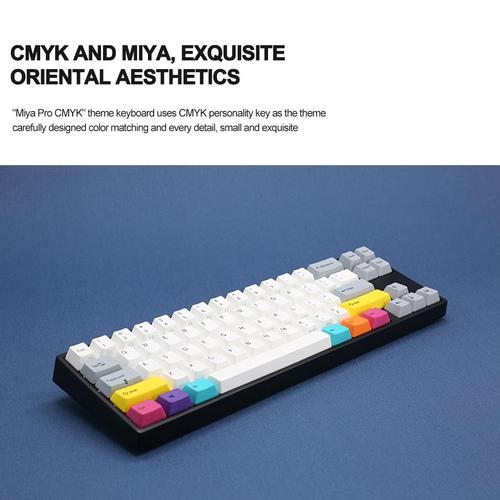 Jual Varmilo CMYK Mechanical Keyboard 87key 108key Vintage Days CMYK ...