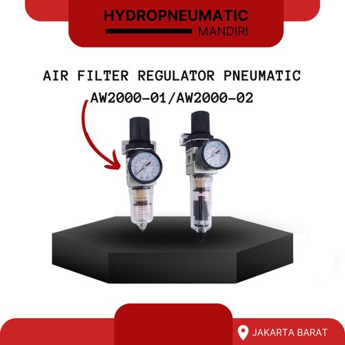 Jual AIR FILTER REGULATOR AW2000-01/AW2000-02~AW2000-01D/AW2000-02D ...