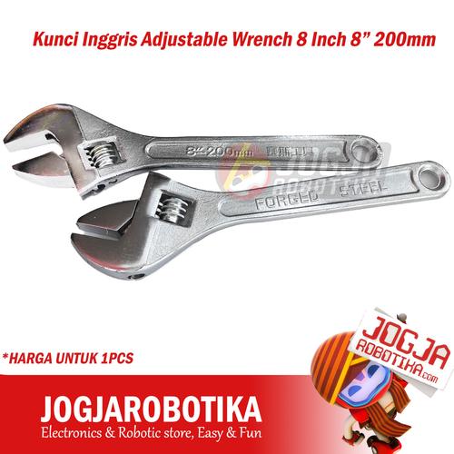 Jual Kunci Inggris Adjustable Wrench 8 Inch 8” 200mm - Kab. Sleman ...