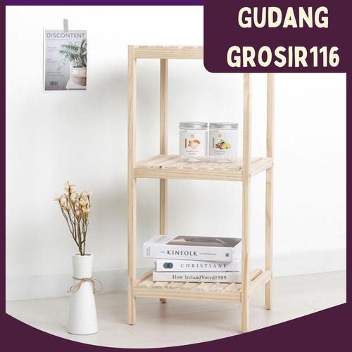 Jual Oana Wooden Shelf 3/ Rak Susun / Rak Minimalis - Kota Bandung ...