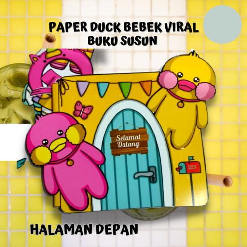 Jual Duck paper mainan susun Bebek Viral Premium Tebal Mainan Edukasi ...