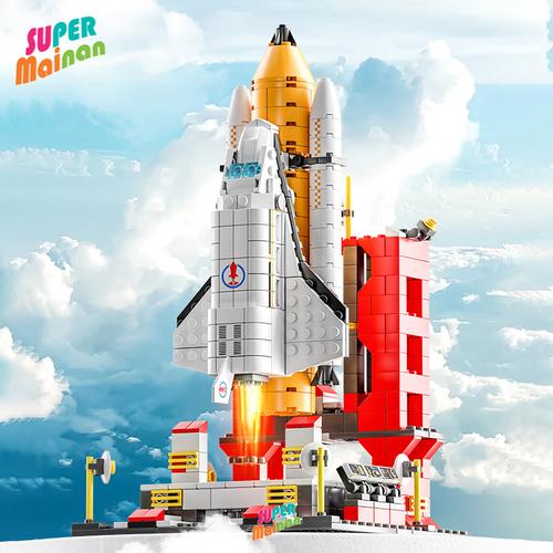 Jual 1000 Pcs Mainan Block Space Shuttle Brick Roket Mainan【Dikantongi ...