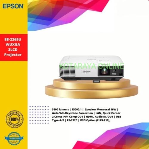 Jual Projector Epson EB - 2265U Proyektor Epson EB2265U 2XHDMI 5500AL ...