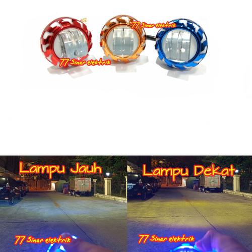 Jual Lampu Tembak Led Projie Gen 3 Projie Mini Daymaker 2 Mata 2 Warna ...