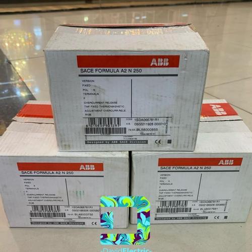 Jual Mccb Abb A2N 250 Sace A2 Formula 125A - Jakarta Barat - Industrial ...