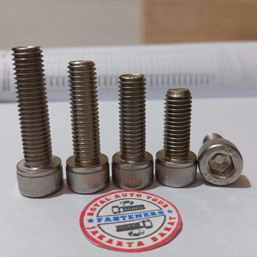 Jual SS304 BAUT L STAINLESS M8X10 BOLT L / SOCKET HEAD SCREW STAINLESS ...