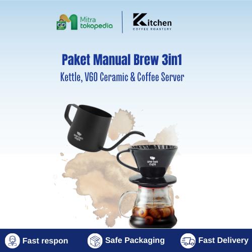 Jual Paket Manual Brewing V60 Alat Kopi Lengkap Berkualitas - 3in1 ...