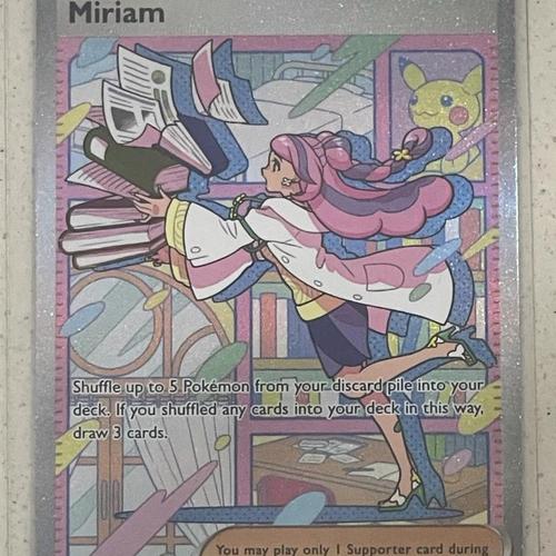 Jual Pokemon Card Miriam SAR scarlet violet eng version/ Pokemon ...