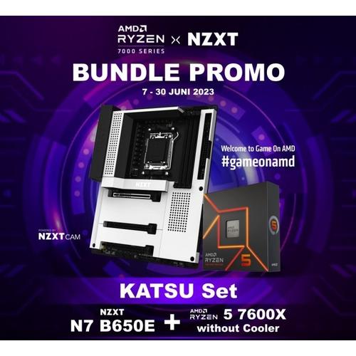 Jual NZXT N7 B650E BLACK Ryzen 5 7600X Gaming Combo AMD AM5 DDR5 - Kab ...