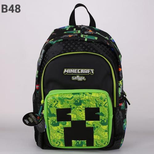 Jual Smiggle Tas Anak Sekolah Minecraft Backpack Luncbag Wallet Botol ...