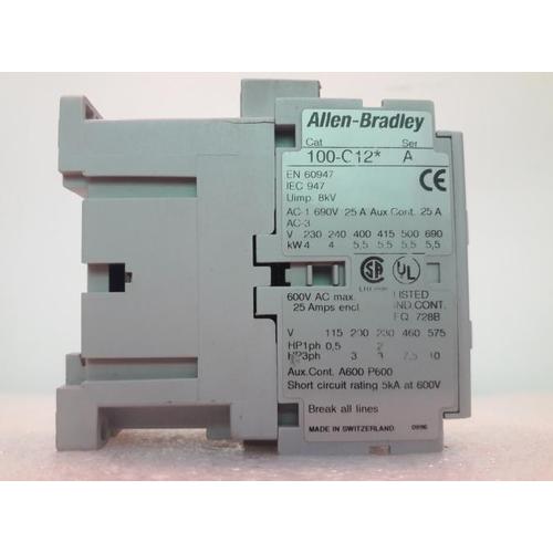 Jual Allen Bradley, 100-C12-10, 110 Volt, Magnetic Contactor, Kontaktor ...