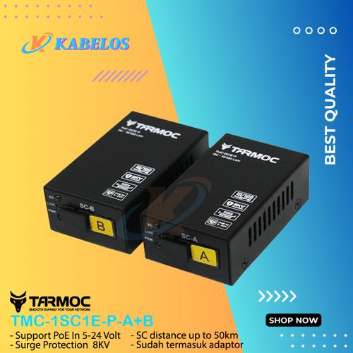 Jual Tarmoc TMC-1SC1E-P | 1 FO 1 LAN 10/100Mbps POE IN 5-24V | HTB 3100 ...