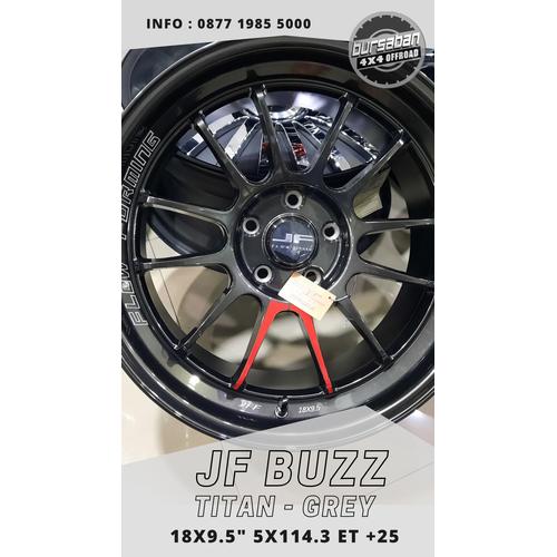 Jual R18 JF Luxury BUZZ 18x9.5 5x114.3 et +25 Rep Venom5 Flow Forming ...