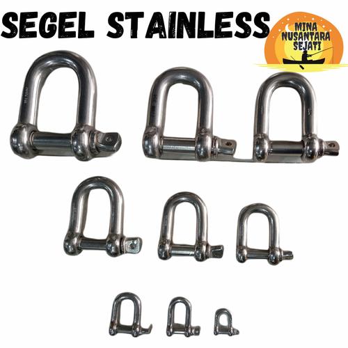 Jual SHACKLE D/SEGEL STAINLESS -UKR. 10MM, 8MM & 6MM - 10MM - Jakarta ...