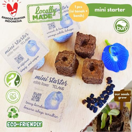 Jual STARTER KIT EDIBLE FLOWER SEMAI PEMANFAATAN LIMBAH KERTAS DAUR ...